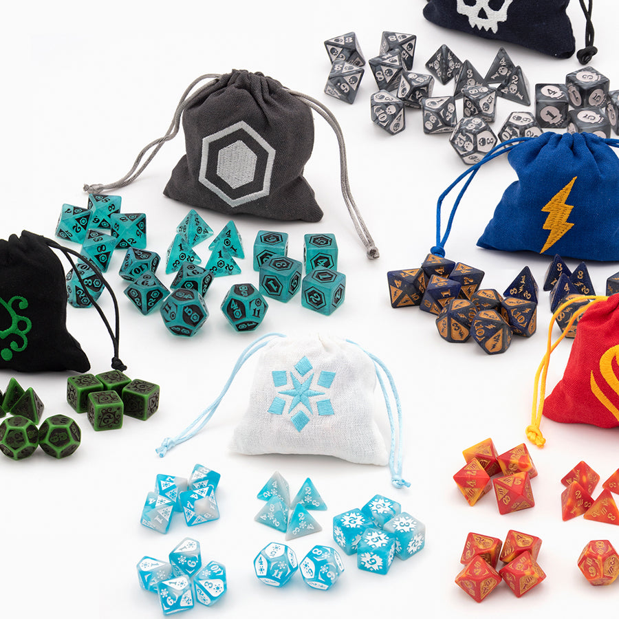 Damage Dice: Full Set (10 Damage Types) – Gyld